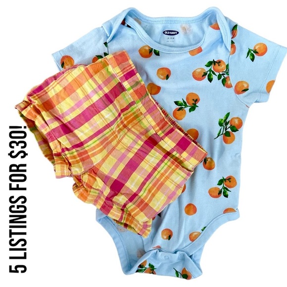 Old Navy | Matching Sets | Vintage Garanimals Plaid Shorts Old Navy ...